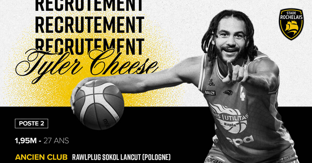 Tyler Cheese rejoint les rangs rochelais ! | Stade Rochelais Basket