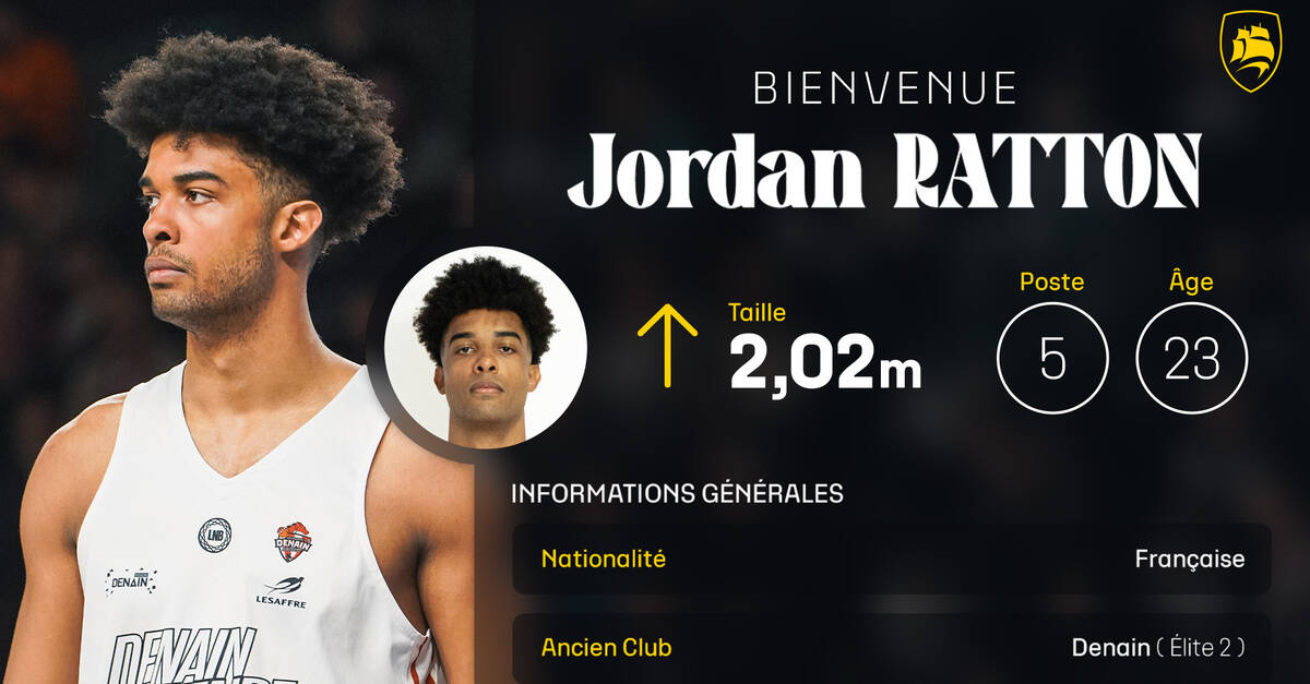 Jordan Ratton en renfort à l'intérieur ! | Stade Rochelais Basket