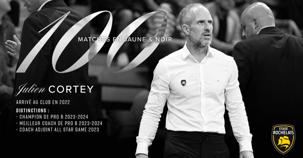 Julien Cortey, 100 matches en Jaune et Noir ! | Stade Rochelais Basket