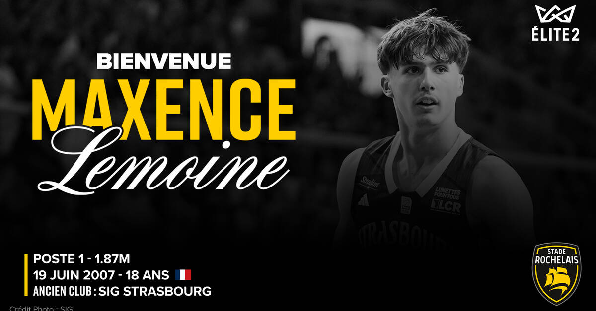 Maxence Lemoine, un meneur à fort potentiel à la maison ! | Stade Rochelais Basket